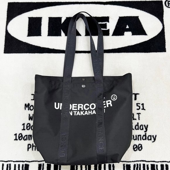 Undercover | Bags | Undercover Jun Takahashi Black Nylon Tote Bag ...
